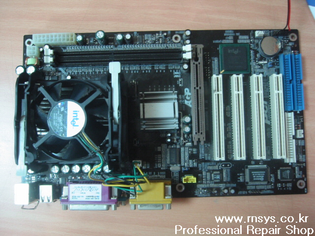 메인보드수리 - (김동근) 478 메인보드 메모리인식불 증상수리